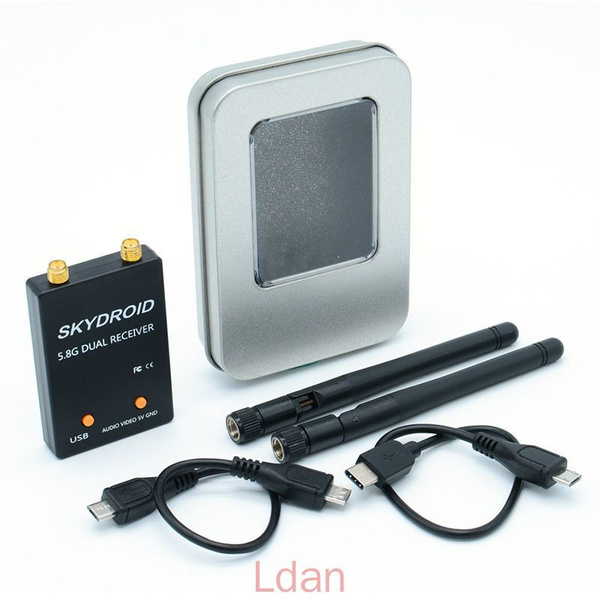 SKYDROID приемник 5.8G Dual OTG 150CH Video Downlink Receiver Двойная ...