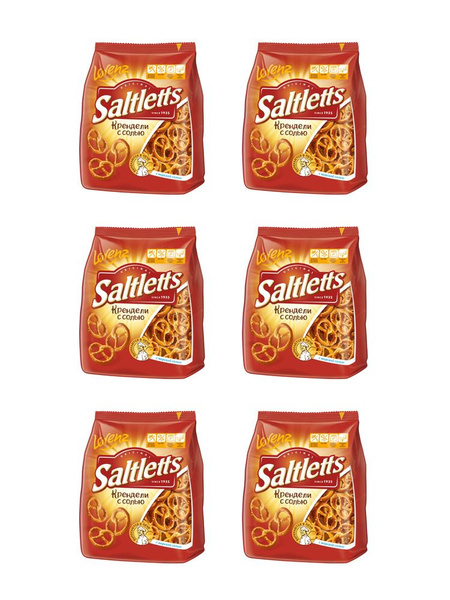 Saltletts Крендели с солью классические, 150 г, 6 шт купить на OZON по ...