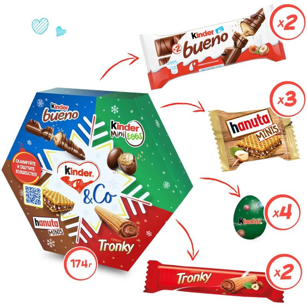 Новогодний Подарочный Набор Kinder & Co 174г Германия купить на OZON по ...