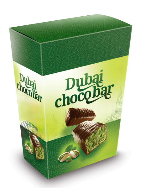 Шоколадный батончик Dubai с кадaифом, 400 г (1 упаковка) купить на OZON ...