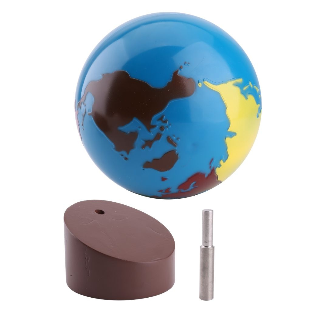 Глобус частей мира Монтессори купить на OZON по низкой цене (2917242705)