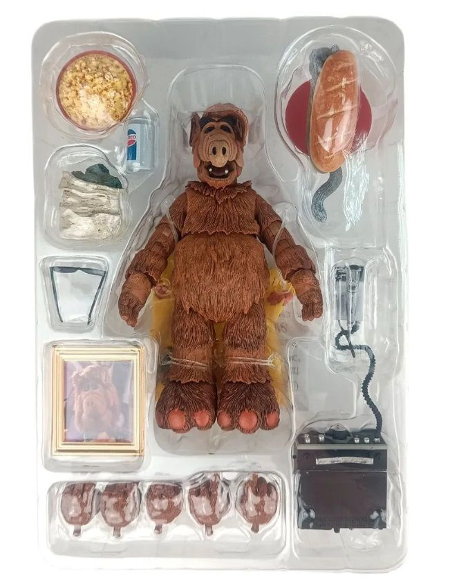 Коллекционная фигурка "NECA" с аксессуарами "Альф"/"ALF Ultimate action ...