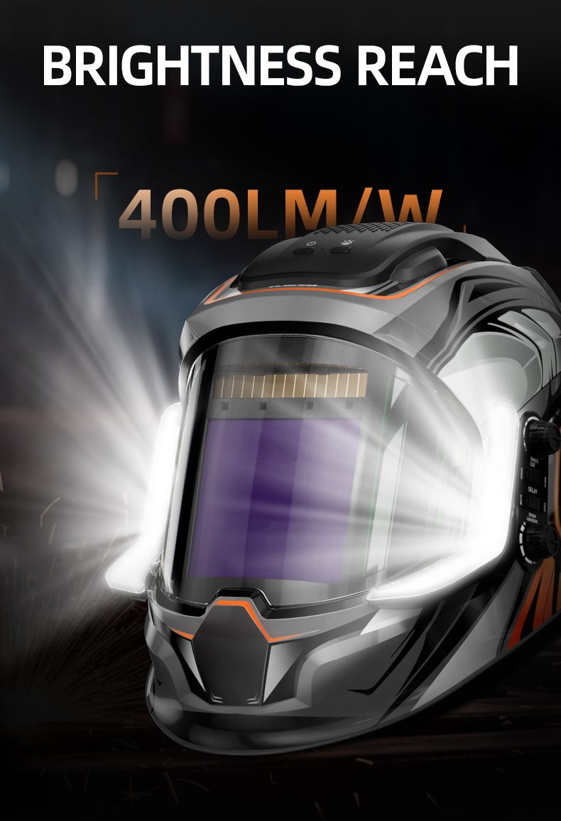 Маска сварочная хамелеон ANDELI MOON LED модель экран большой, а цвета реалистичные, Длительное ...