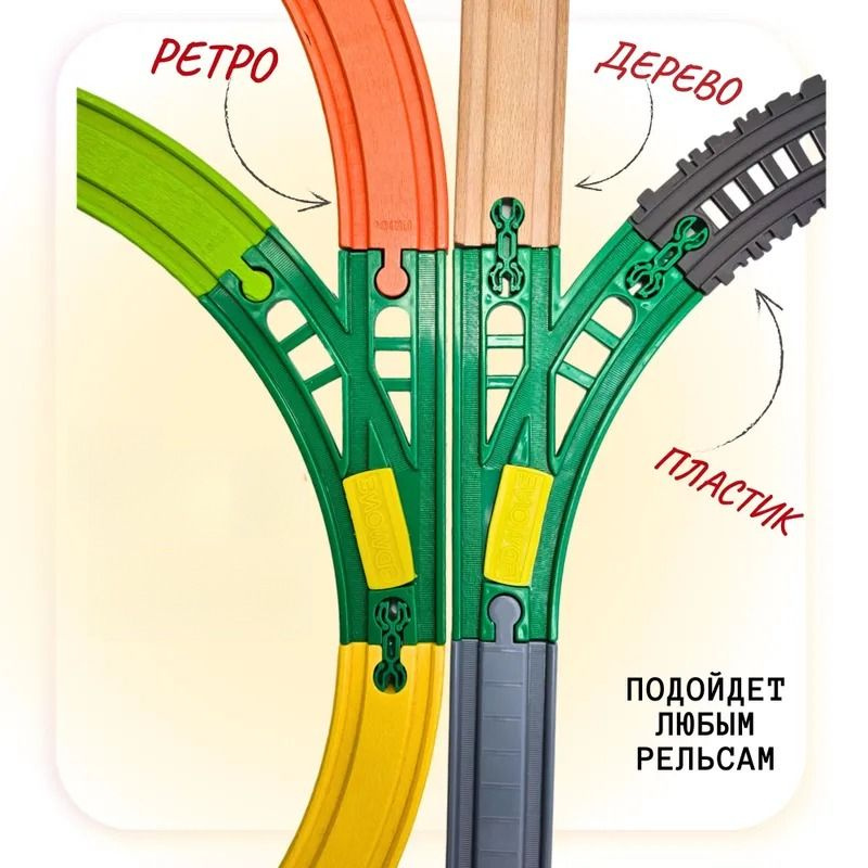 Стрелки рельсы с переключателем для железной дороги купить на OZON по ...