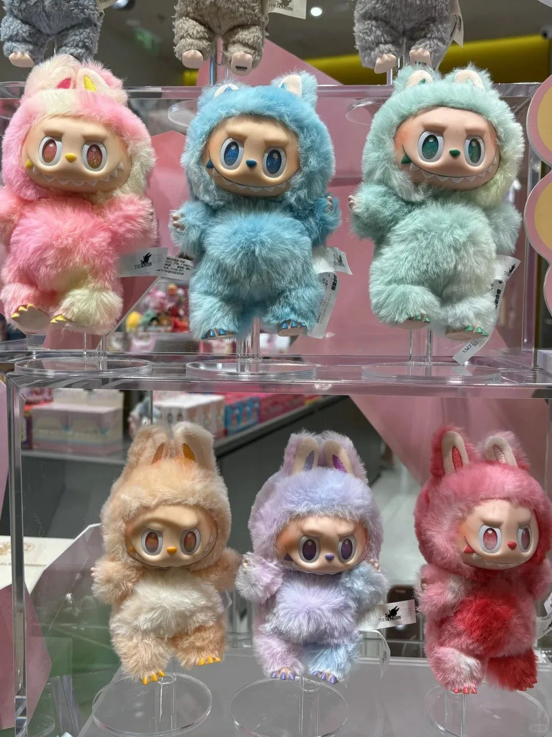 Popmart Labubu V3 Сердцебиение Macaron Кукла, Брелок купить на OZON по ...