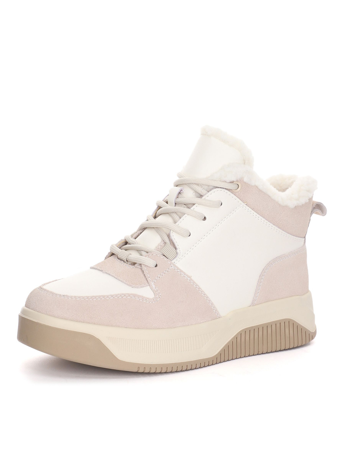 Кеды Женский Tervolina Натуральная кожа Спортивная ходьба, размер 36 6 На любой сезон Шнурки Без ...