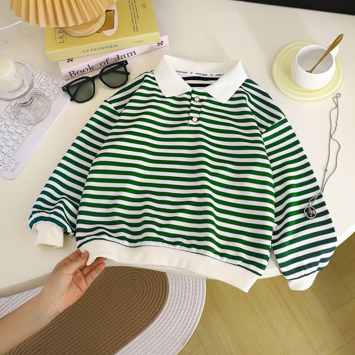 Лонгслив Девочки, Мальчики коралловый темный Длинный, размер 110 ...