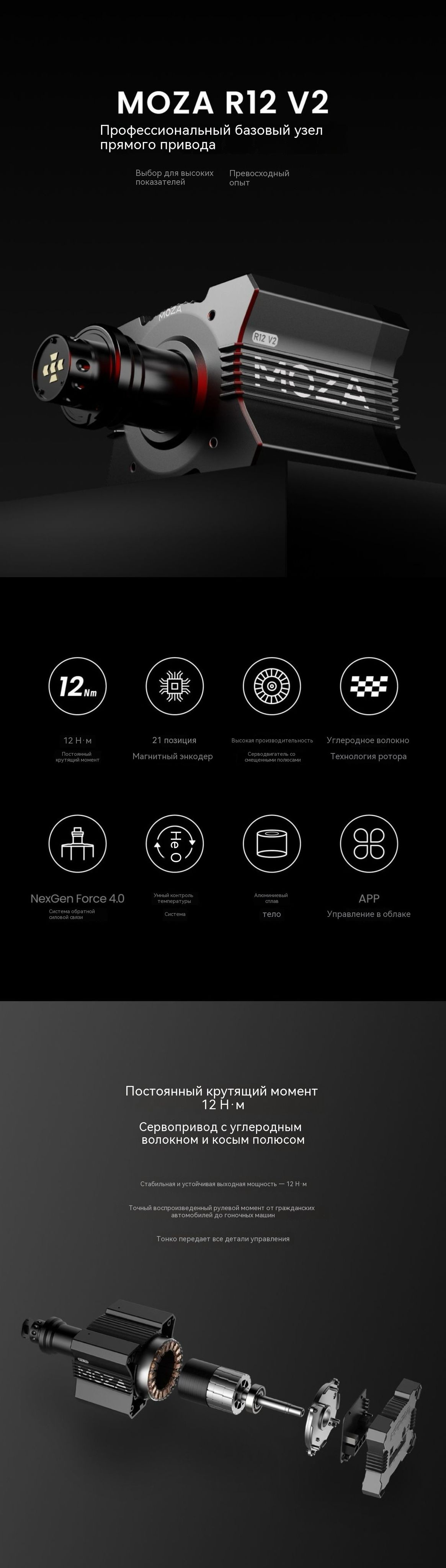 Съемное рулевое колесо MOZA RS V2 Steering Wheel Leather RS25 купить на ...