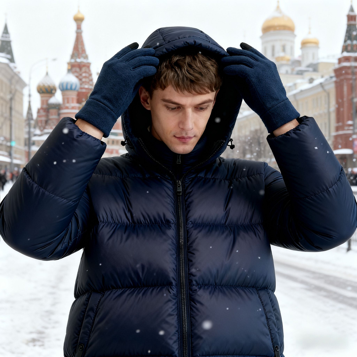 Перчатки OZERO флисовые мужские зимние Черная перчатки купить на OZON по низкой цене (2971430122)