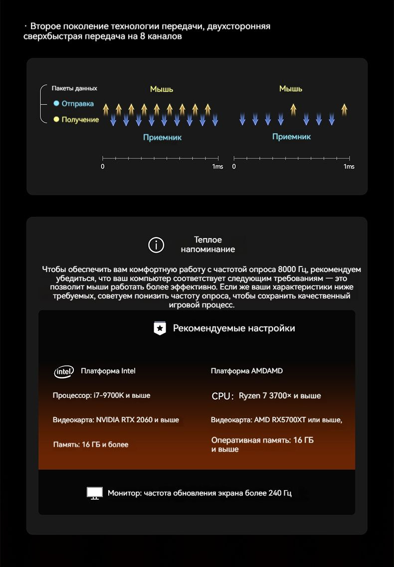 Игровая мышь беспроводная беспроводная VGN Dragonfly Y2 , кремовый ...