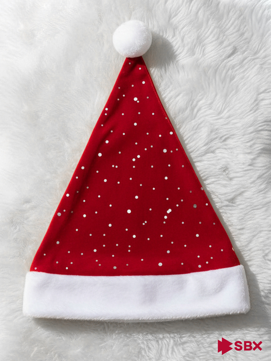 Новогодняя шапка Деда Мороза, колпак Санта Клауса купить c доставкой на ...