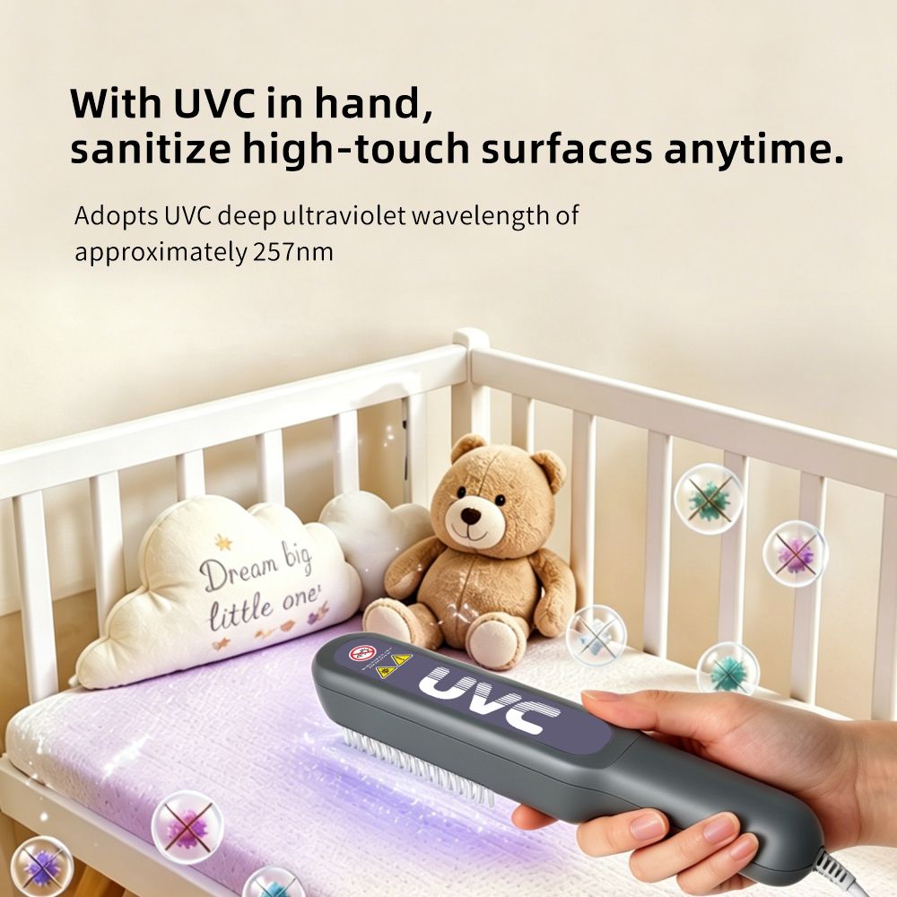 Портативная UVC лампа, ручной ультрафиолетовый стерилизатор для дома и ...