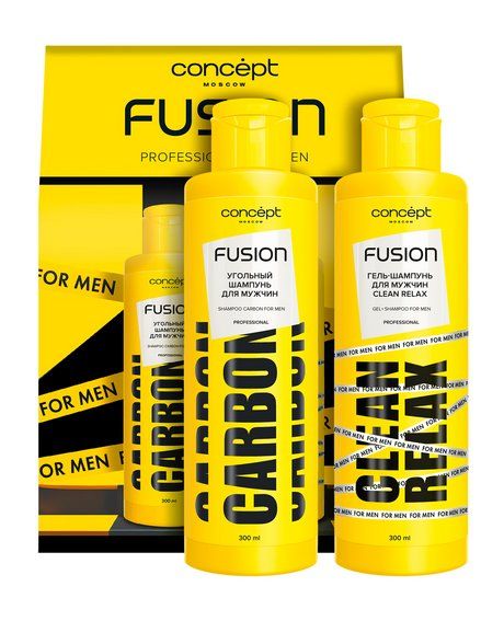 CONCEPT FUSION Набор Fusion Men Relax мужской подарочный (Гель-шампунь ...
