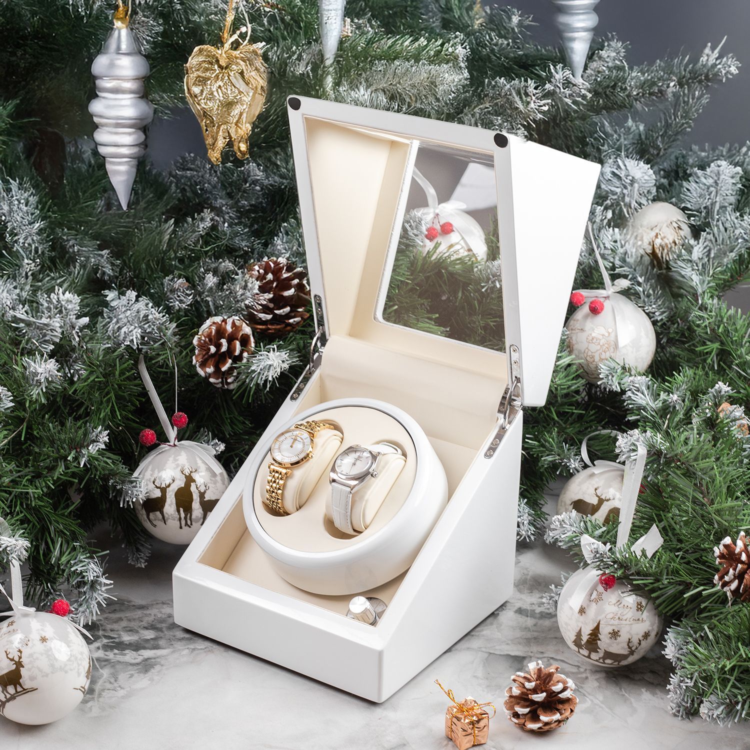 CLOX winder / Шкатулка для часов с автоподзаводом из дерева с ...