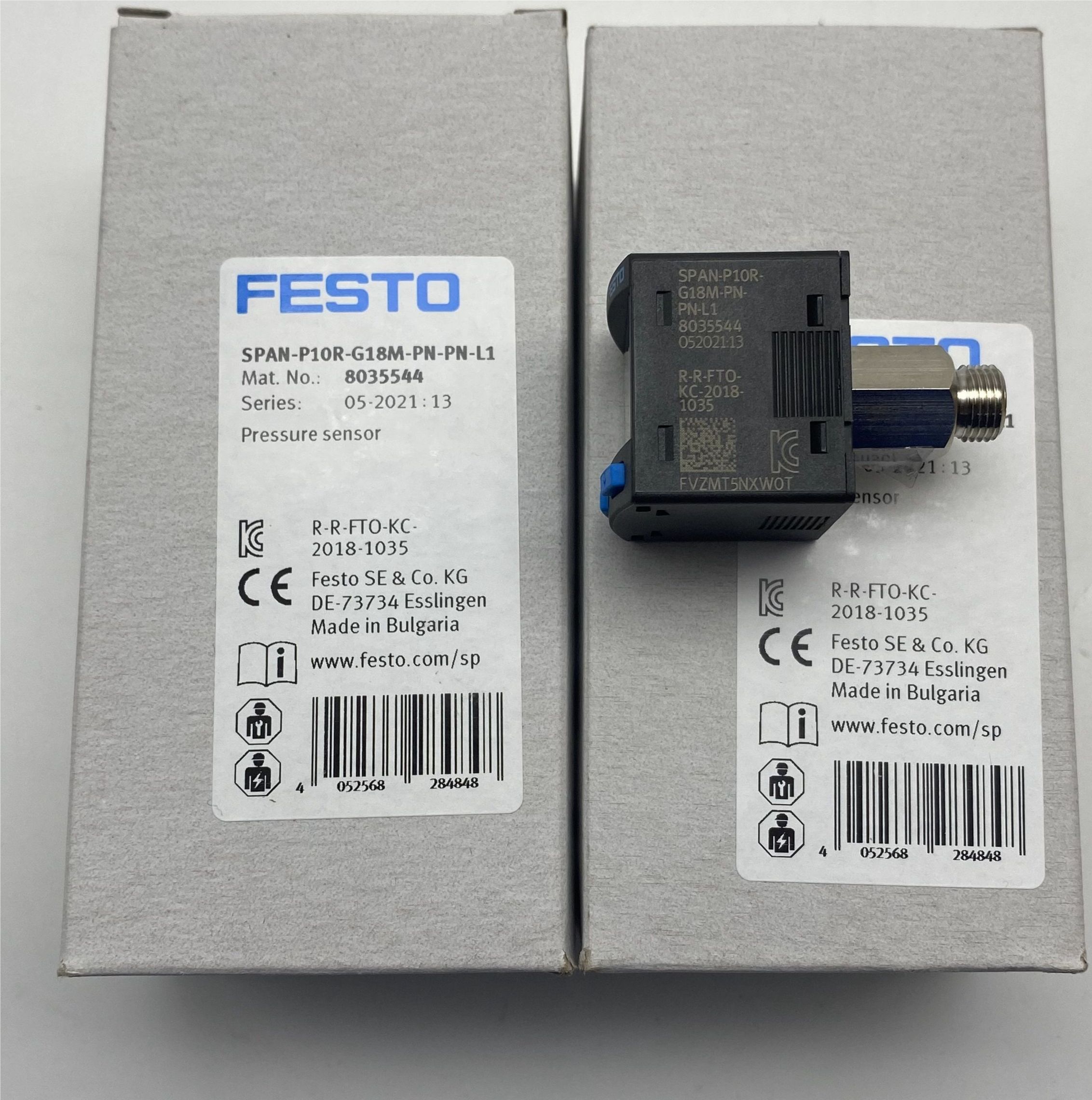 1PCS НОВЫЙ Датчик давления 8035544 SPAN-P10R-G18M-PN-PN-L1 FESTO купить ...