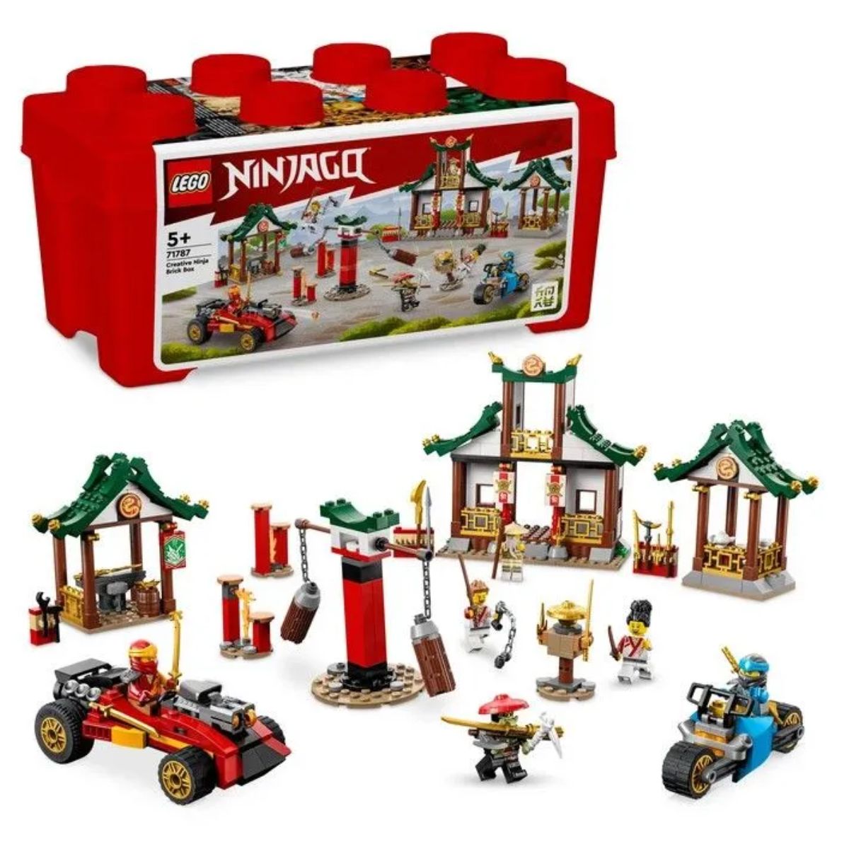 71787 Пластиковый Конструктор Lego Ninjago 71787 Creative Ninja Brick ...