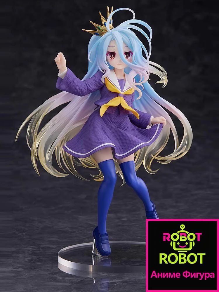 TAiTO аниме фигура/NO GAME NO LIFE Coreful Figure shiro school uniform ...
