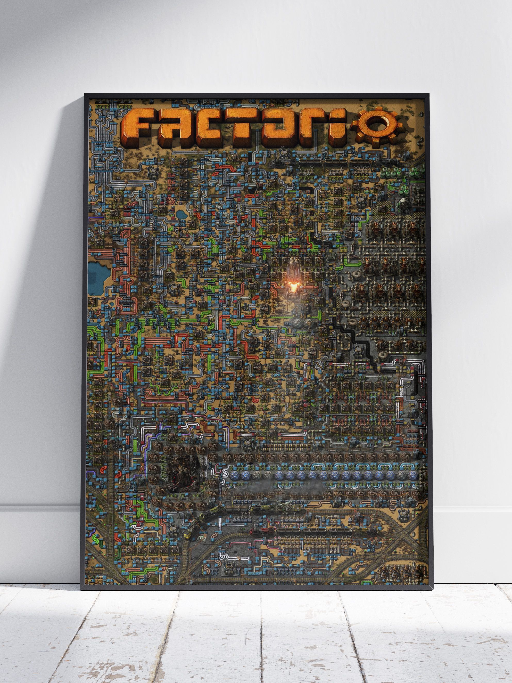 Постер HEAVEN POSTER Люди, Арт Factorio 3, 42 30 купить c доставкой на ...