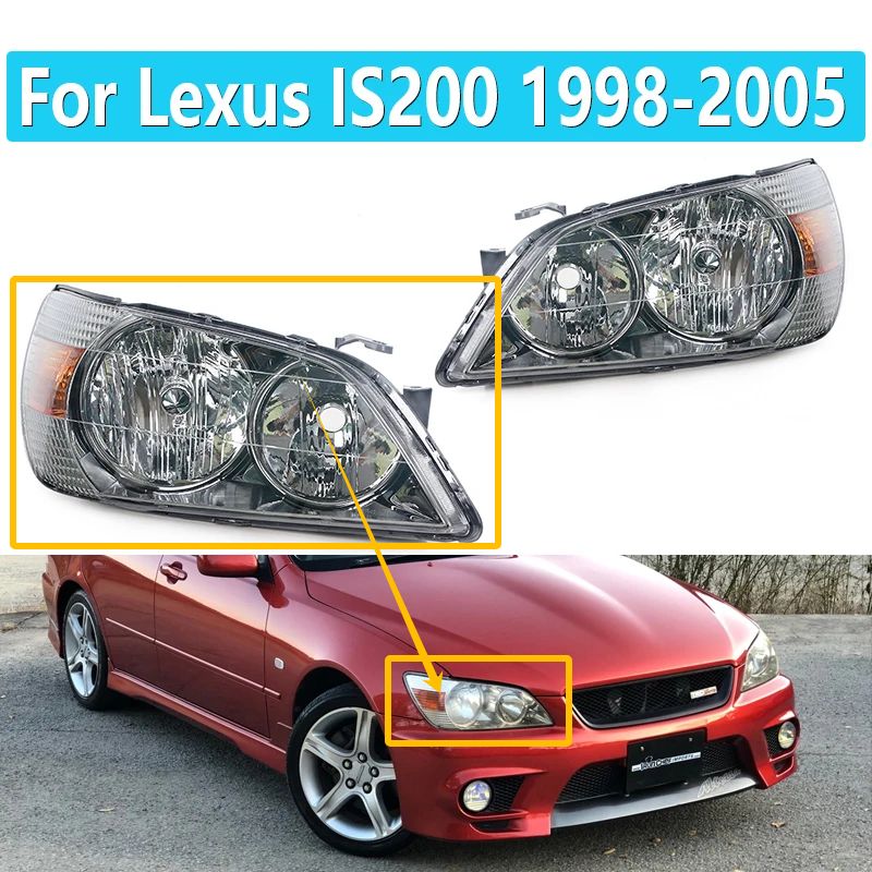 Фары автомобильные, 1 шт., арт. LEXUS IS200 1998-2005 TOYOTA ALTEZZA ...