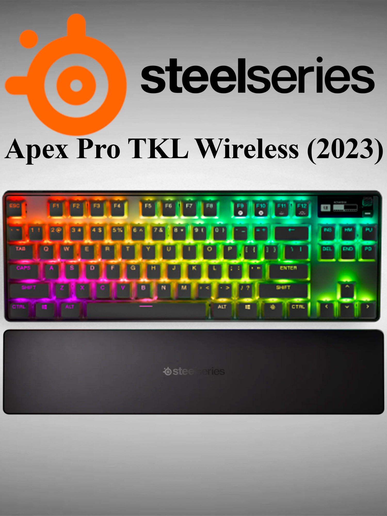 SteelSeries Apex Pro TKL Wireless (2023) Механическая клавиатура черный ...