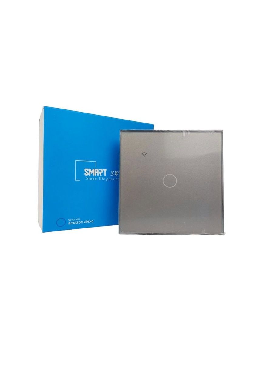 Умный сенсорный Wi-Fi выключатель Smart Wi-Fi Touch Wall Switch ...