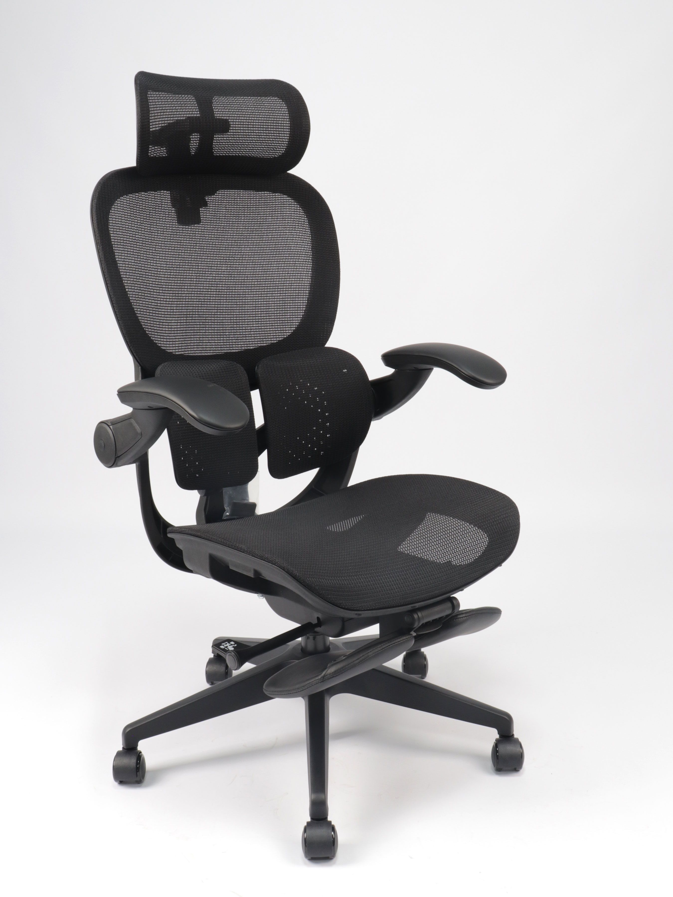 Стул компьютерный игровой, Ergostul, эргономичное кресло, черный, с ...