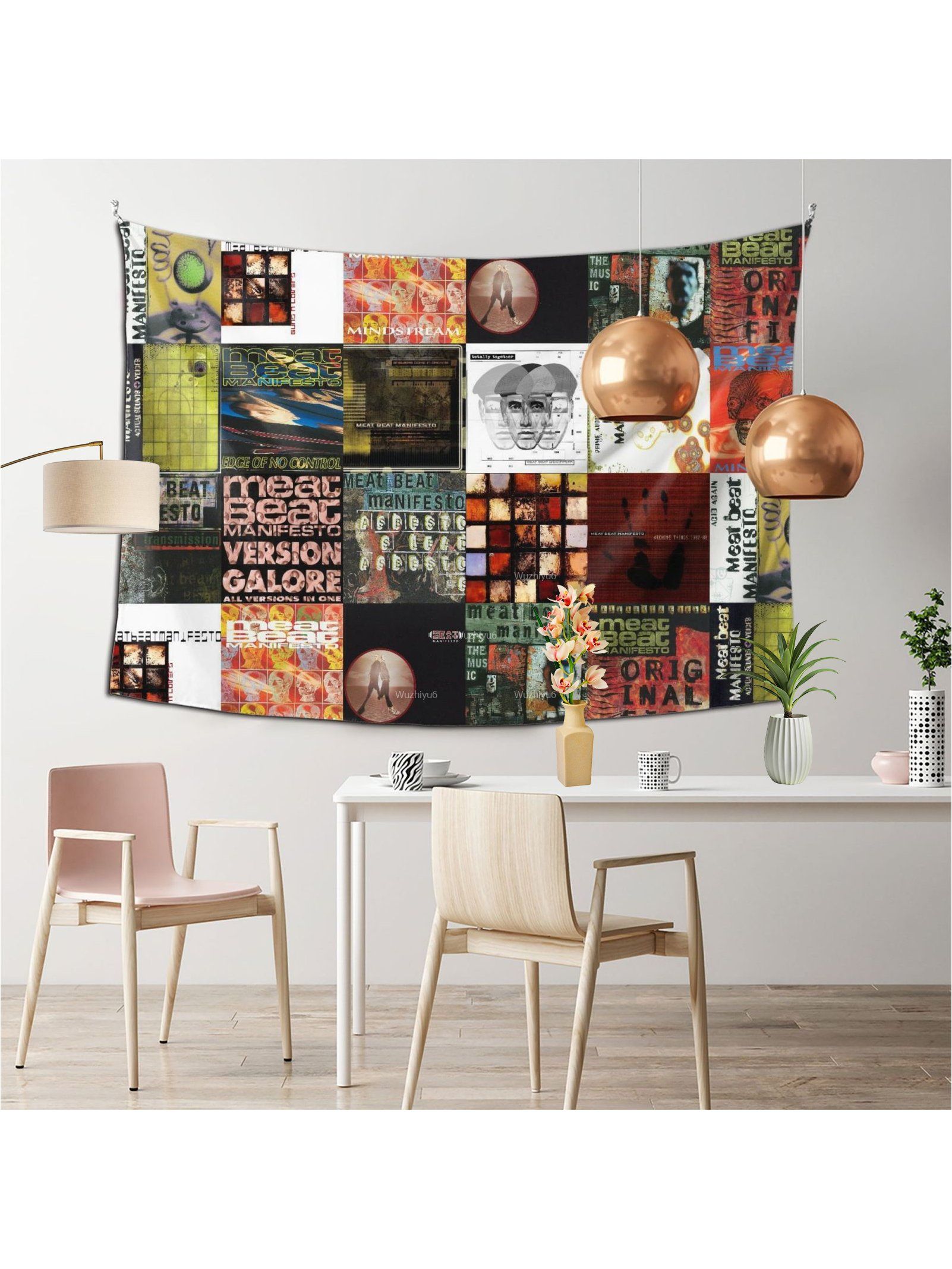 Флаг плакат баннер Meat Beat Manifesto Pattern купить на OZON по низкой ...