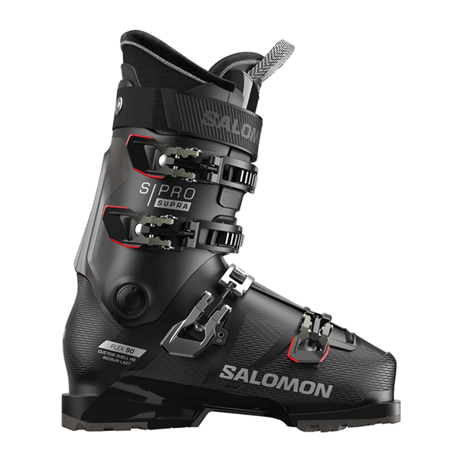Ботинки горнолыжные Salomon S/Pro Supra 90 GW Black/Silver Met./Oil ...