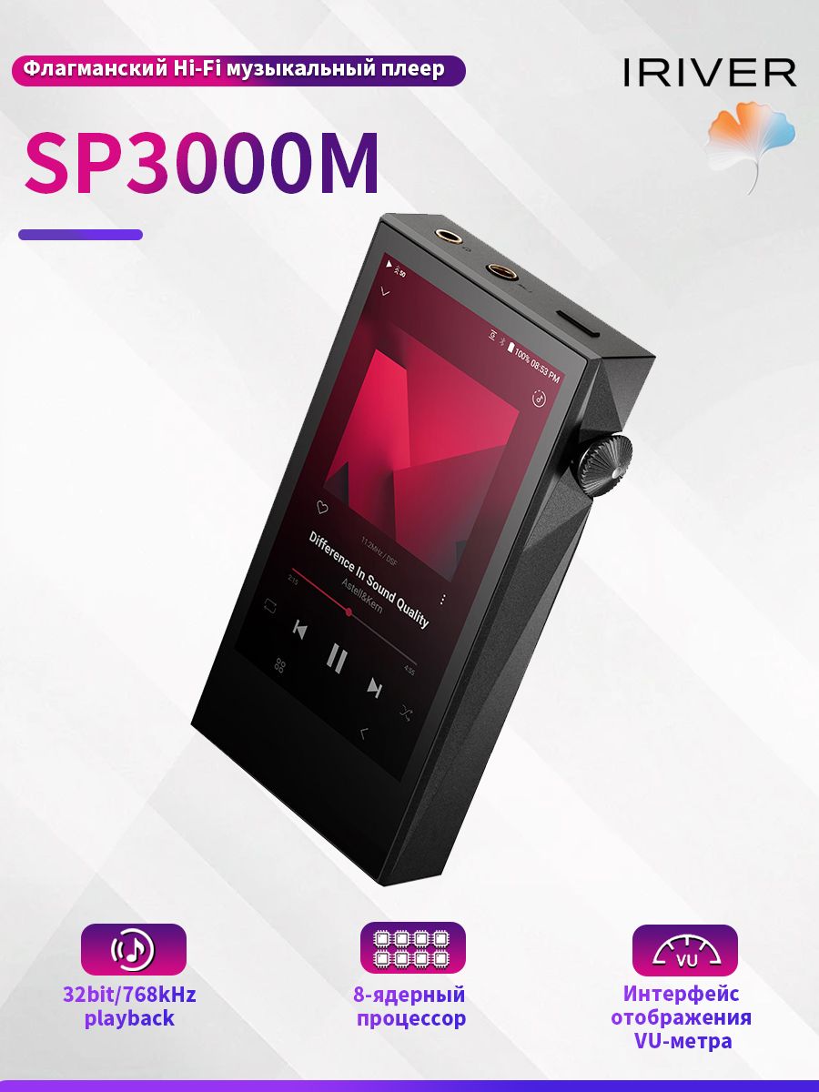 iriver MP3-плеер 256 ГБ, черный матовый, черный купить на OZON по ...