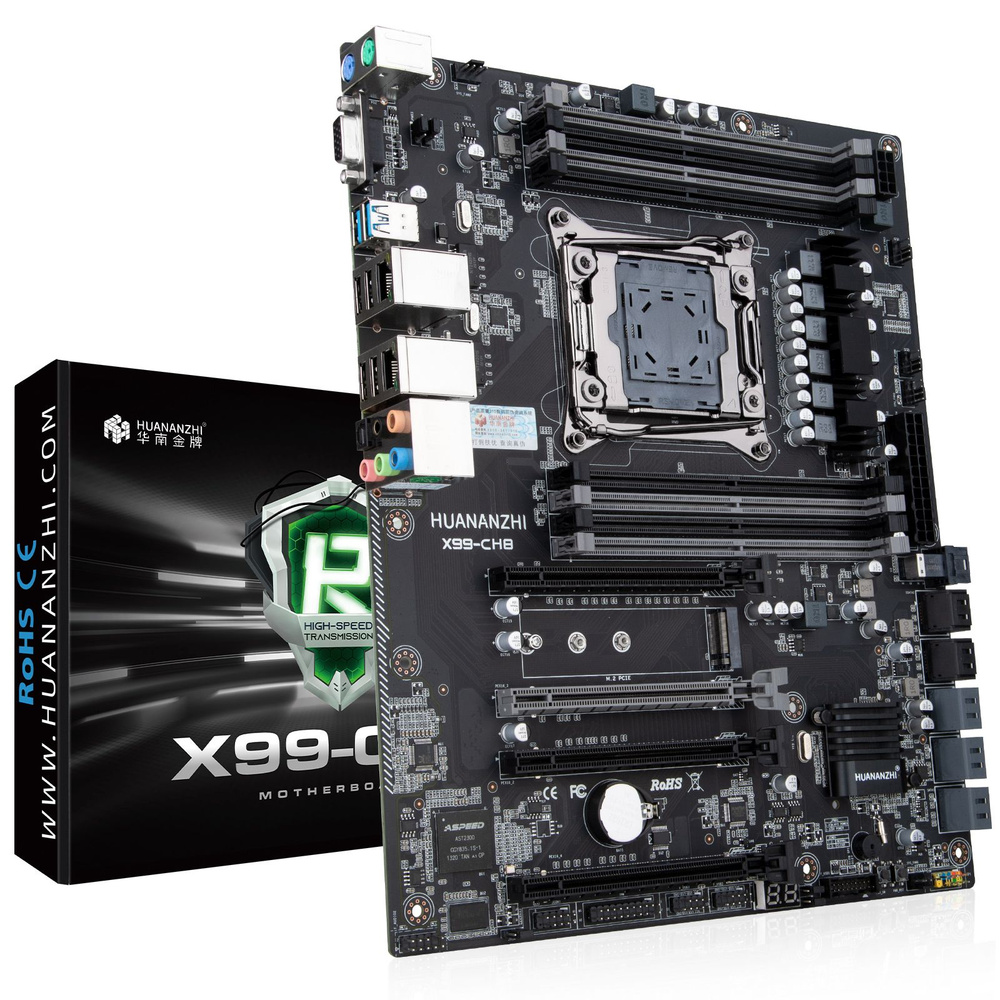 Материнская плата HUANANZHI X99-CH8 купить по низкой цене с доставкой и ...