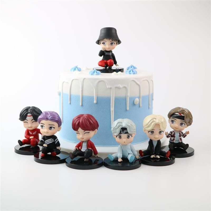 аниме фигурки БТС BTS Bangtan Boys Groups Rm Jin Suga Jhope Jimin V ...