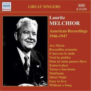 CD Lauritz Melchior - American Recordings Классическая музыка (CD ...