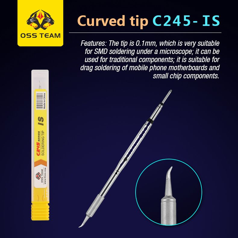 Жало для пайки OSS team C210 C245 T245 пайка без свинца головка нагревательного ядра совместимо ...