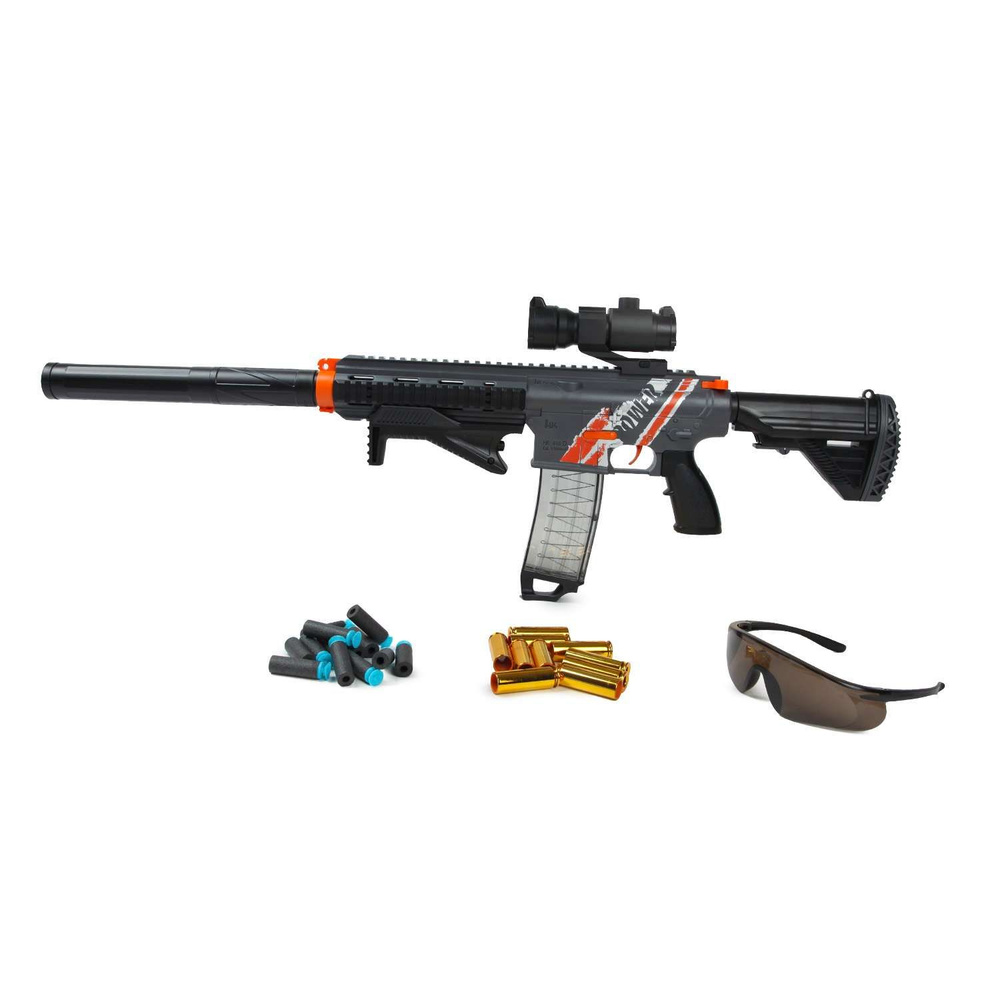 Бластер Fungun Штурмовая винтовка с выбросом гильз - купить с доставкой ...