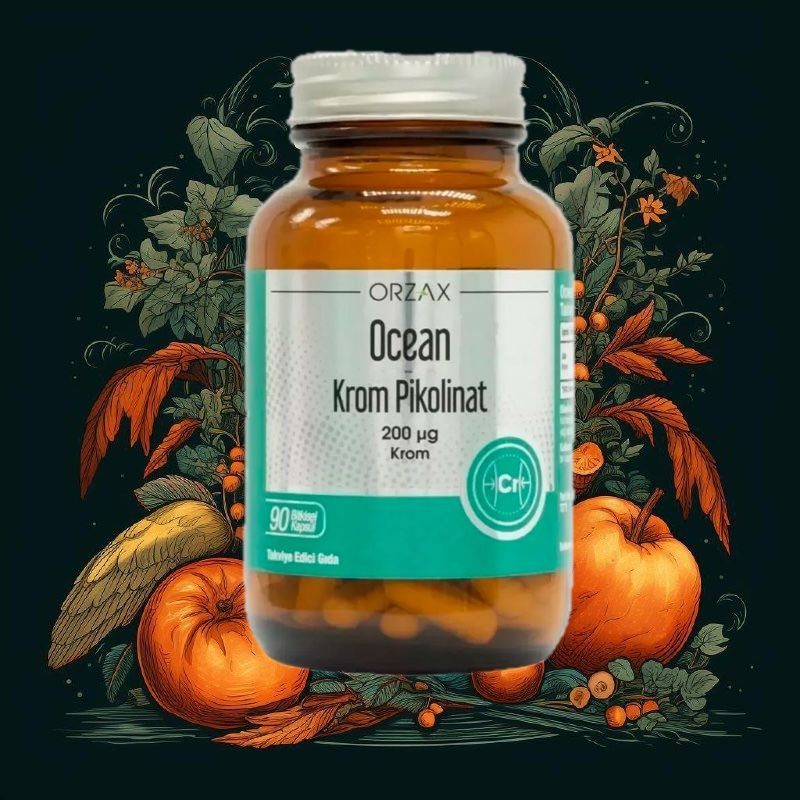 Хром (для похудения). Chromium Picolinat. 90 капсул. Orzax. Турция ...