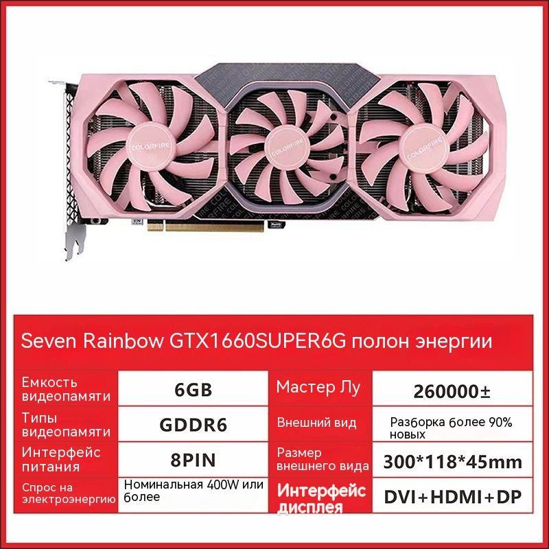 Видеокарта 6 ГБ GDDR6 - купить по низким ценам в интернет-магазине OZON ...