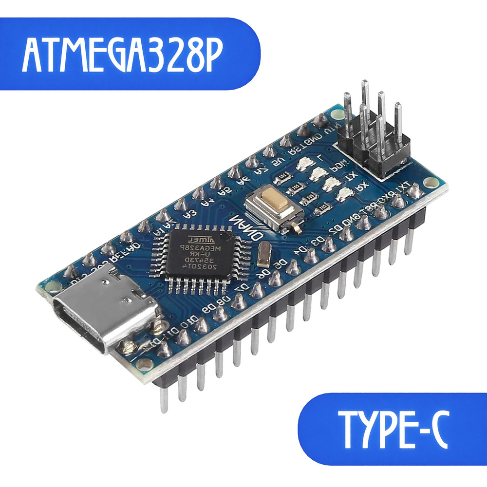 Контроллер Arduino Nano V 3 0 Atmega328p Ch340 ардуино запаянная Usb