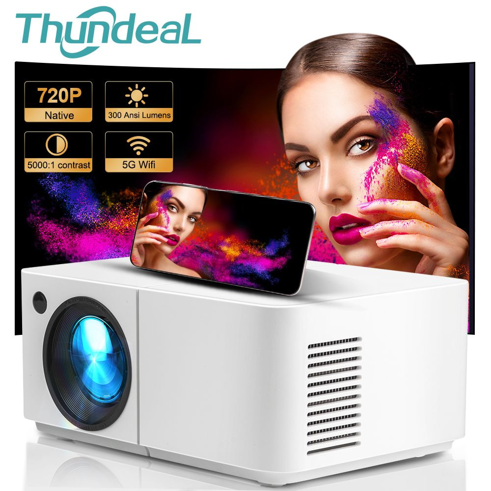 Проектор ThundeaL Проектор, 300 Ansi, E-Focus, подключение к IOS и ...