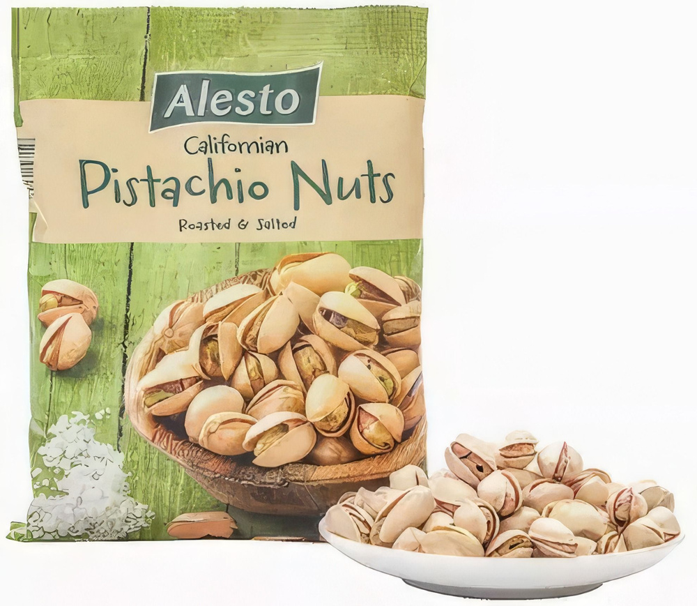 Фисташки Alesto Pistachios Californian 250г., соленые премиум - купить ...