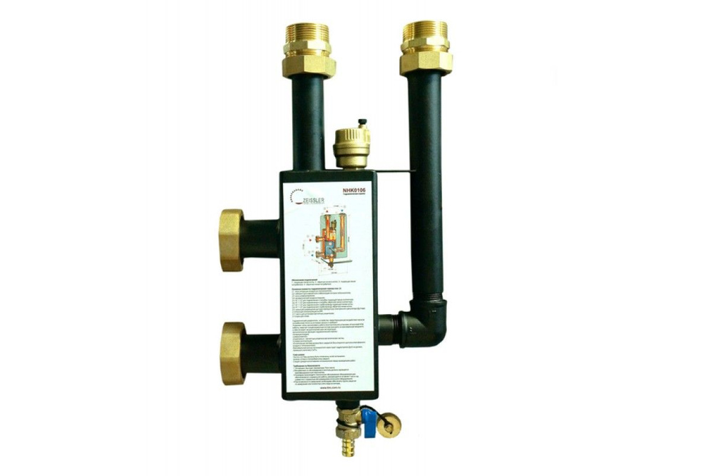 Гидравлический разделитель (гидрострелка) 1 1/2" ZEISSLER NHK0106 - купить в интернет-магазине ...