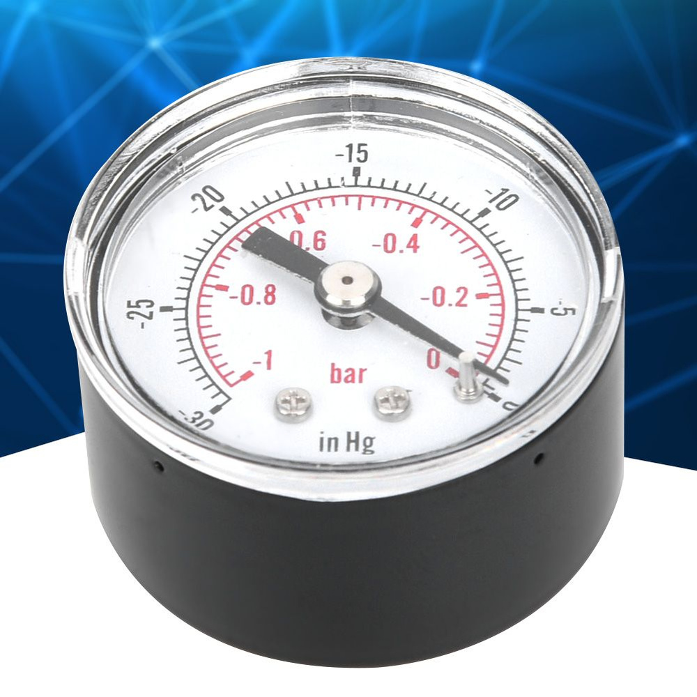 Вакуумный манометр с двойной шкалой давления -10бар -300дюймов ртутного ...