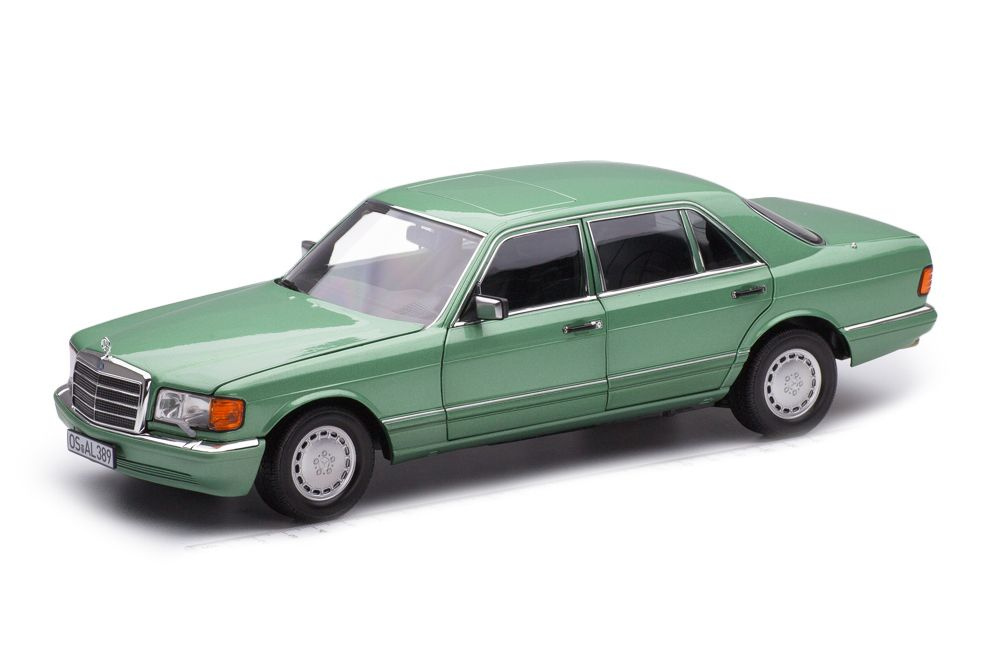 Модель коллекционная Mercedes W126 560 sel W126 1991 light green ...