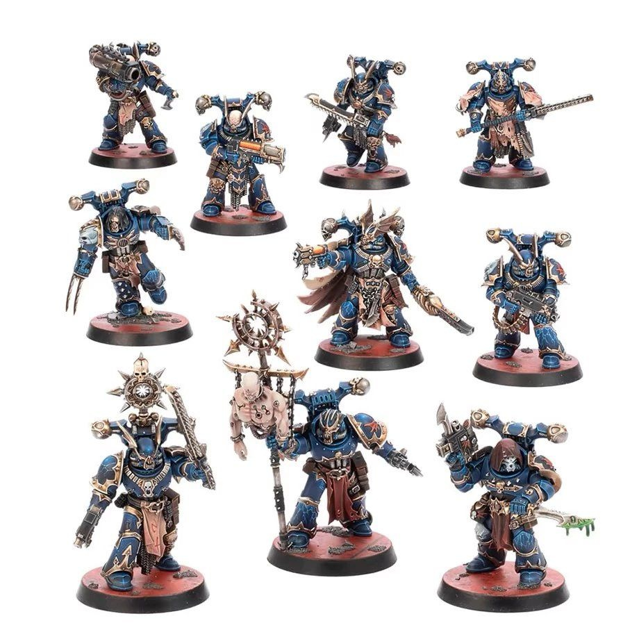 Смола Миниатюра Warhammer 40000 Nightmare Kill team Night Lords Legion ...