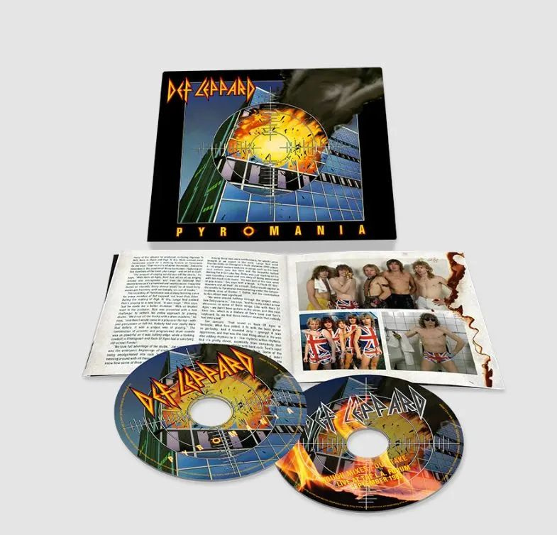 Def Leppard - Pyromania 2-CD 40th Anniversary Edition фирменный диск ...