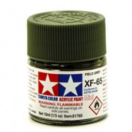 Краска акриловая XF-65 Field Grey flat, acrylic paint mini 10 ml ...