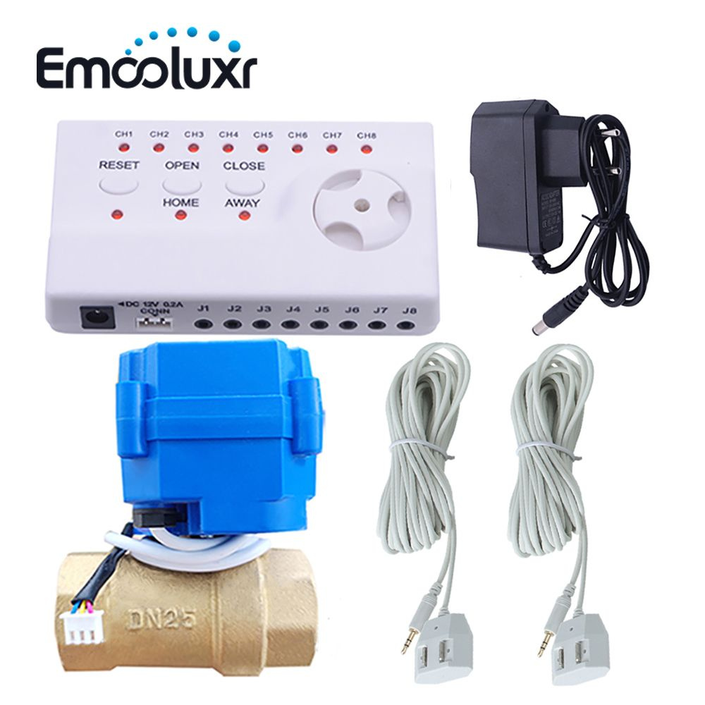 Сигнализация с датчиком погружения в воду с интеллектуальным латунным клапаном DN25 (1 дюйма) и ...