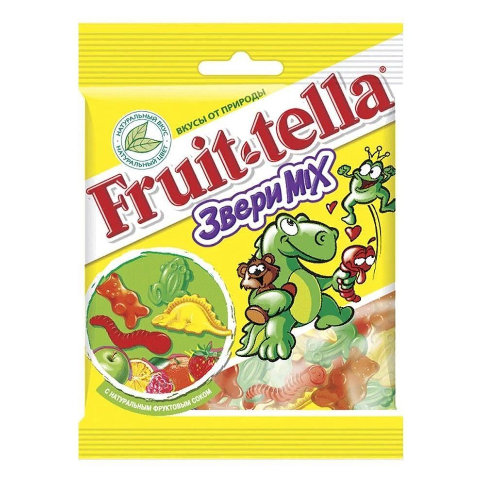 Мармелад Fruittella Звери Mix жевательный 150 г купить на OZON по низкой цене (1677632579)