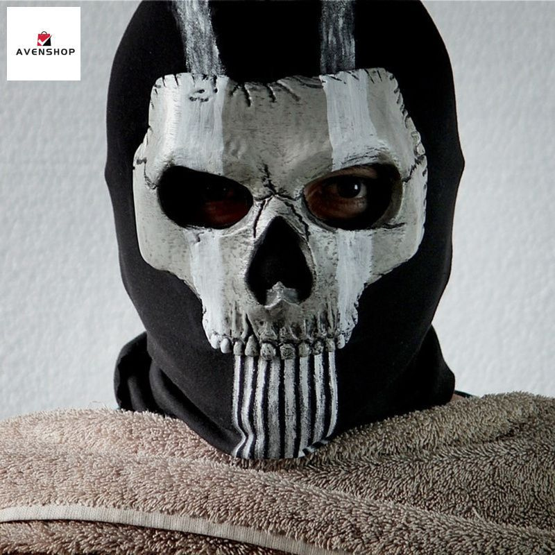 Балаклава-маска Череп Гоуст Ghost из Call of Duty купить c доставкой на ...