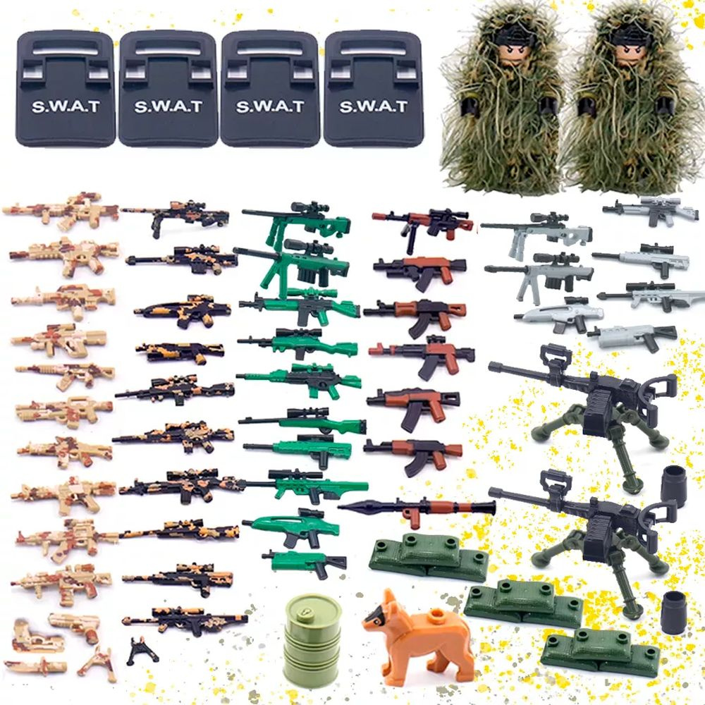 Lego оружие для лего-человечков, минифигурок и солдатиков - купить с ...