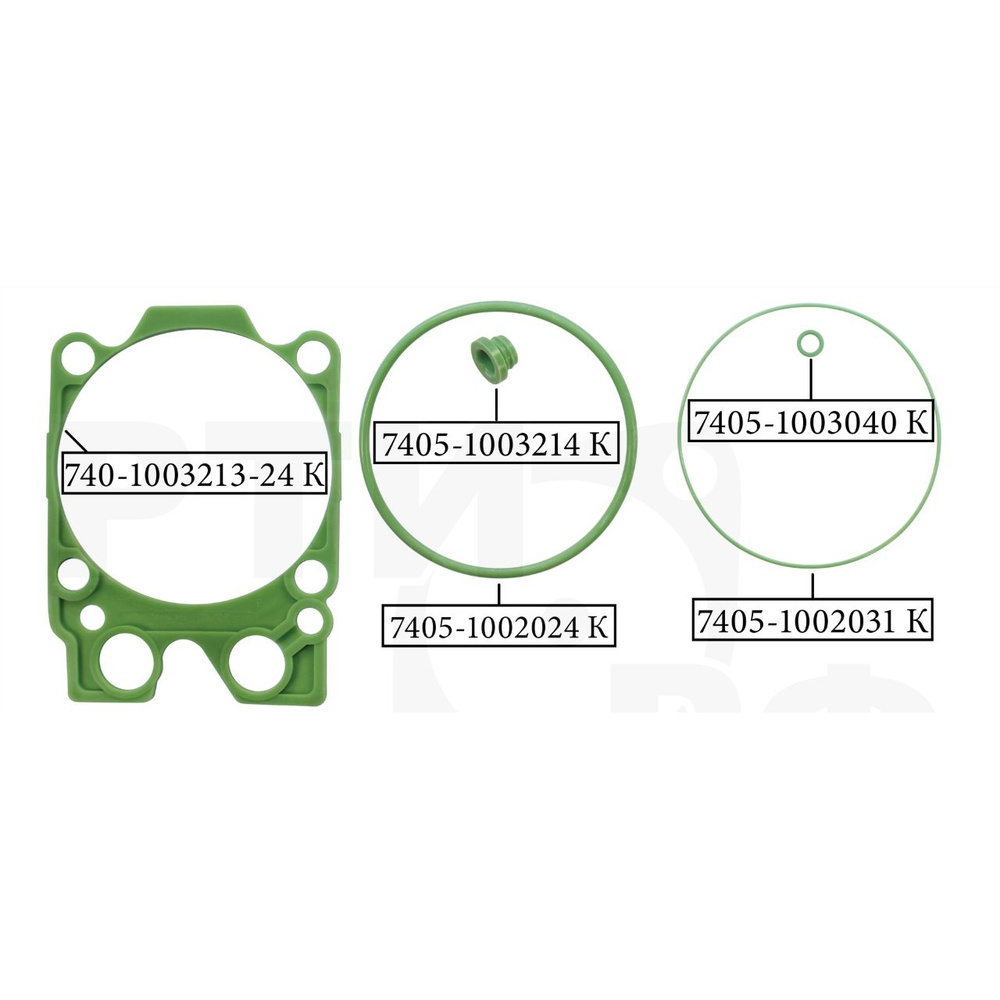 7405-1002001У К Ремкомплект двигателя на 1 цилиндр ЕВРО (5 наим./9 шт ...